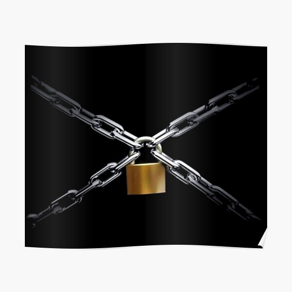 "break the shackles" Poster by Staksnet | Redbubble