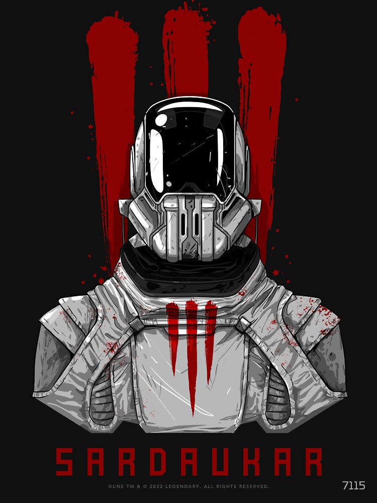 "DUNE / sardaukar - imperial soldier / on black" Essential T-Shirt for ...