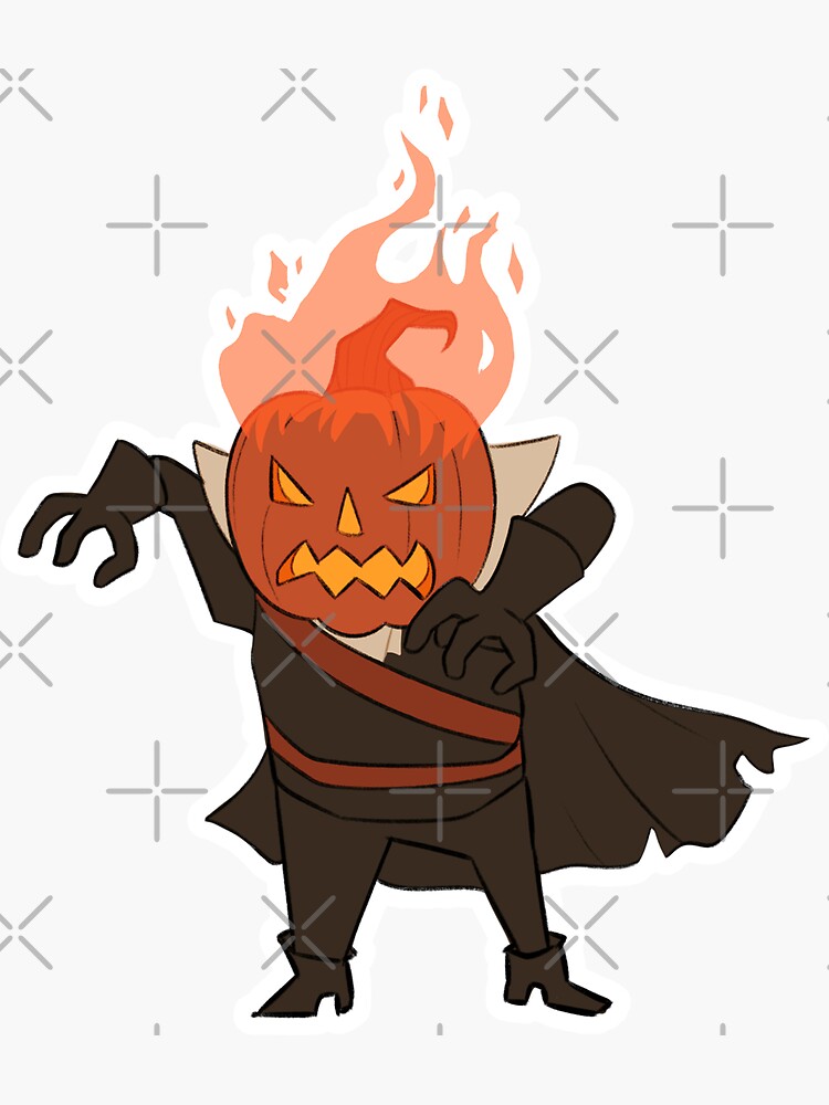 "Headless Horseman Sticker " Sticker by BijouDejaArts | Redbubble