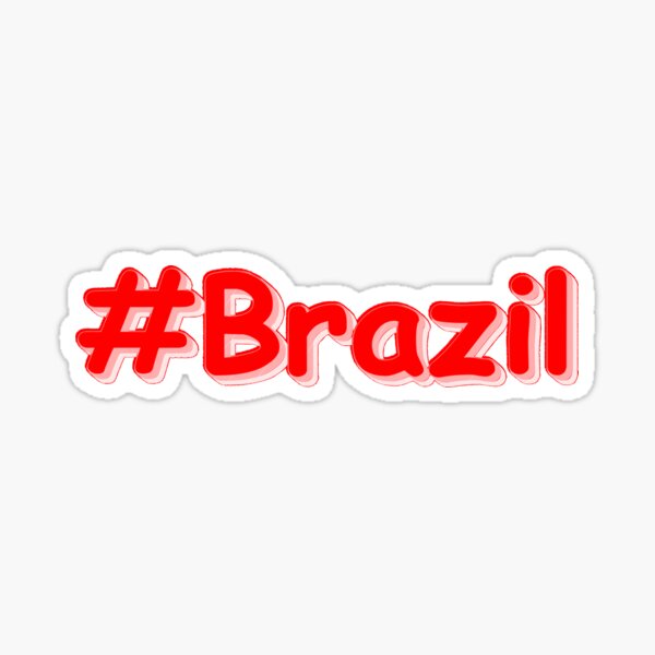 ""#Brazil" Cute Design. Buy Now" Sticker for Sale by Unique-Design-4 ...