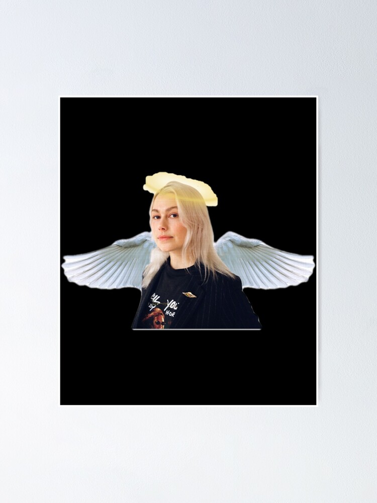 "pheobe bridgers is an angel " Poster for Sale by dazycity | Redbubble