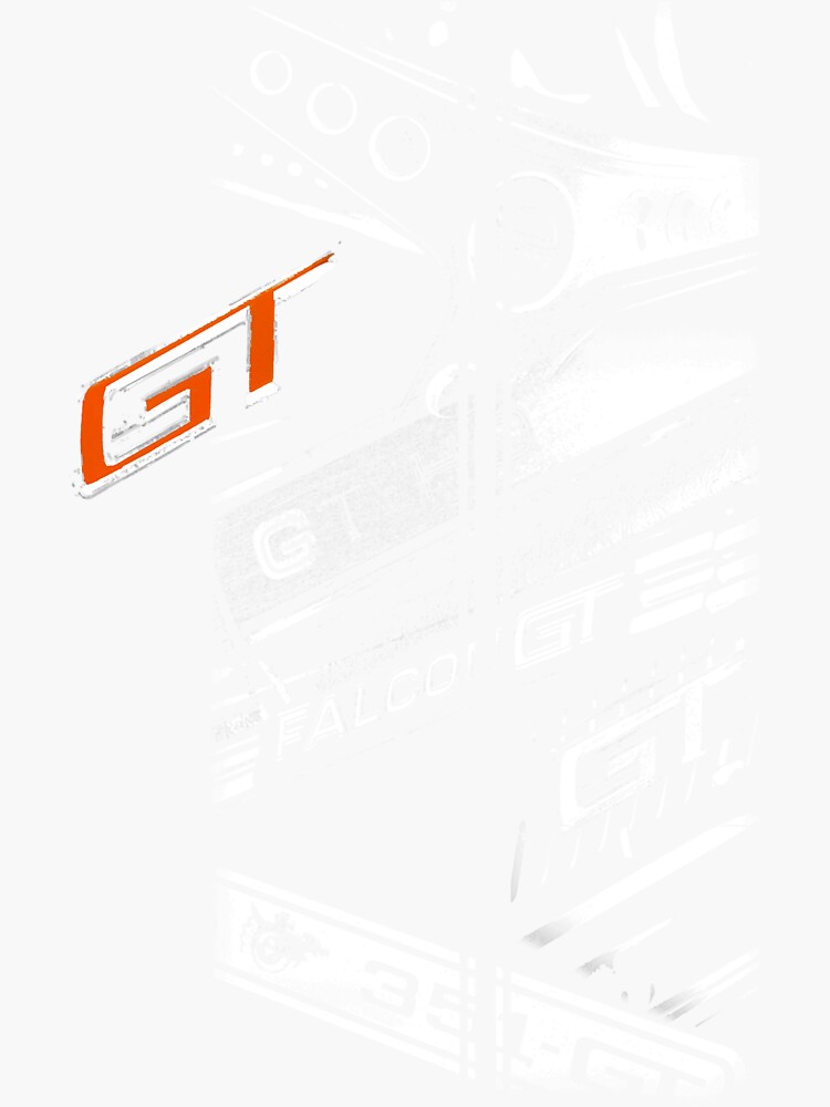 "Ford falcon xy gtho (stripes) classic t shirt" Sticker by ...