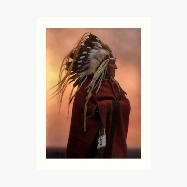 "Lazy Boy (Pah-kops-co-map), chief of the Piegan Blackfeet tribe in ...