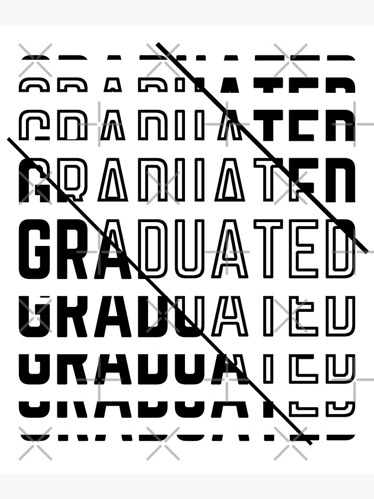 "Graduated stacked text " Poster for Sale by Chaos-Touch | Redbubble