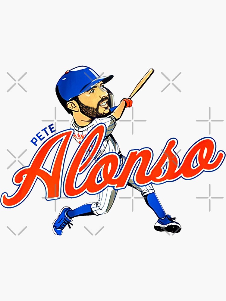 "Pete Alonso cartoon " Sticker by Gid-Var | Redbubble