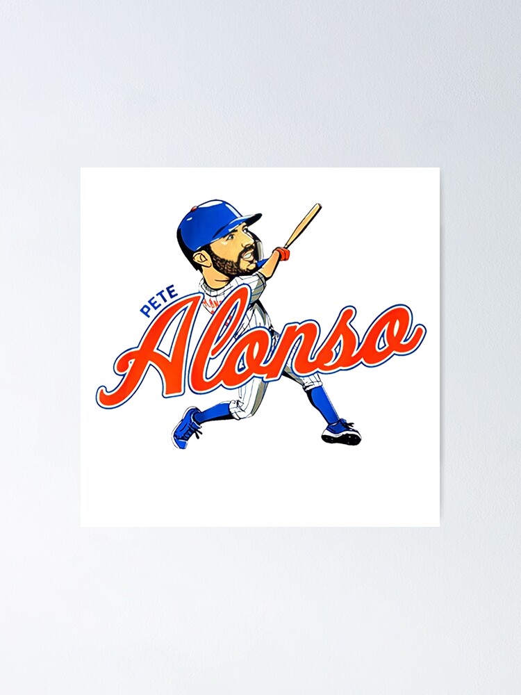 "Pete Alonso cartoon " Poster by Gid-Var | Redbubble