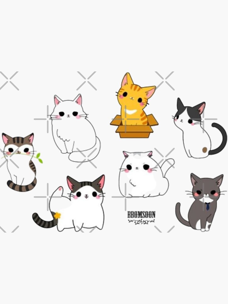 "CATS Stickers | Meow!" Sticker for Sale by Stickerscats | Redbubble