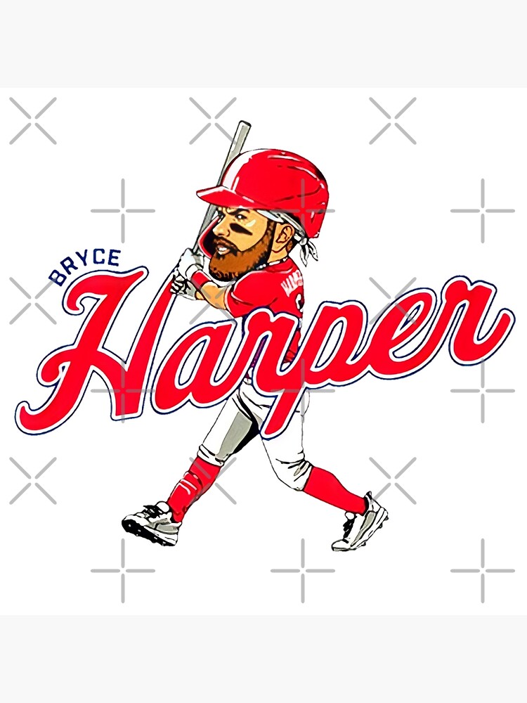 "Bryce Harper cartoon " Photographic Print for Sale by Gid-Var | Redbubble