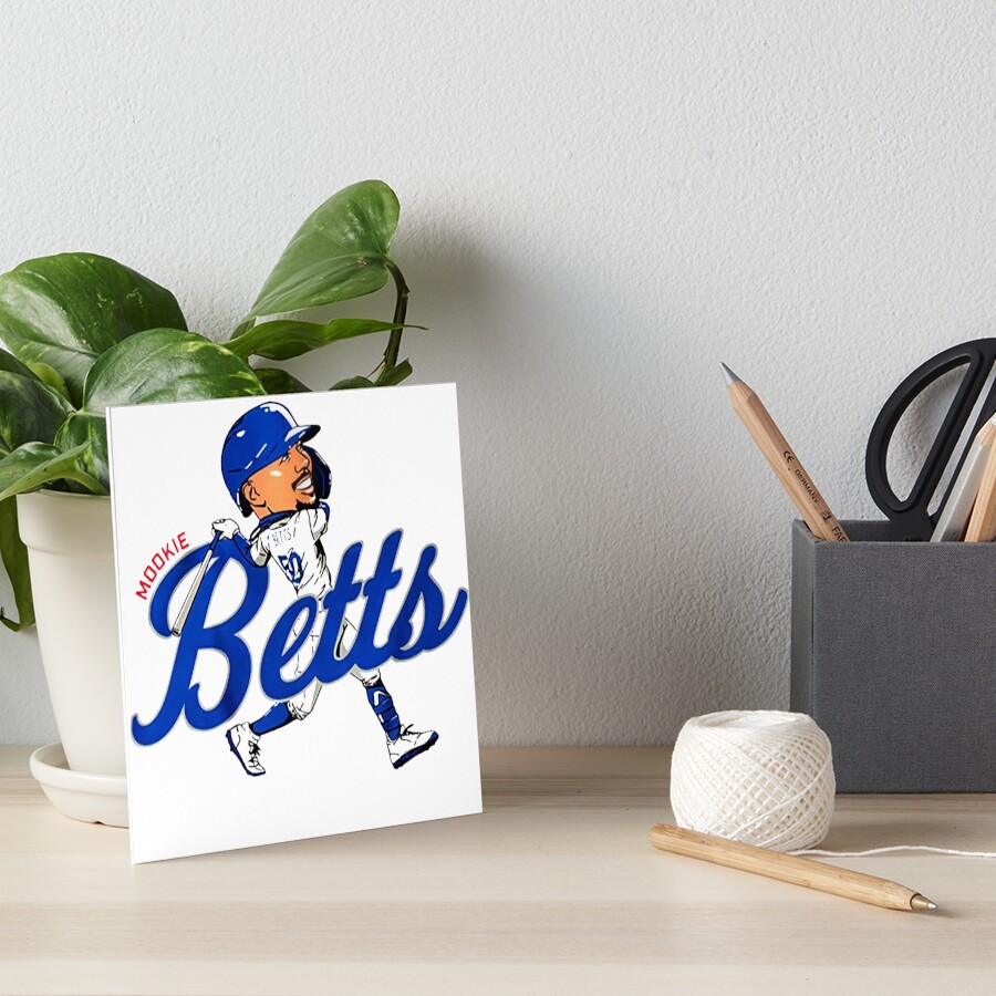 "Mookie Betts cartoon " Art Board Print by Gid-Var | Redbubble