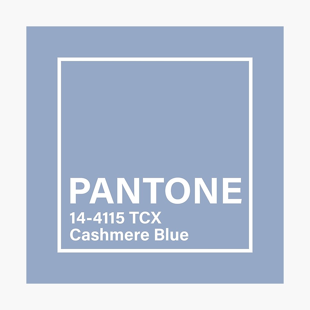 PANTONE SMART 14-4115 TCX Color Swatch Card, Cashmere Blue, 50% OFF