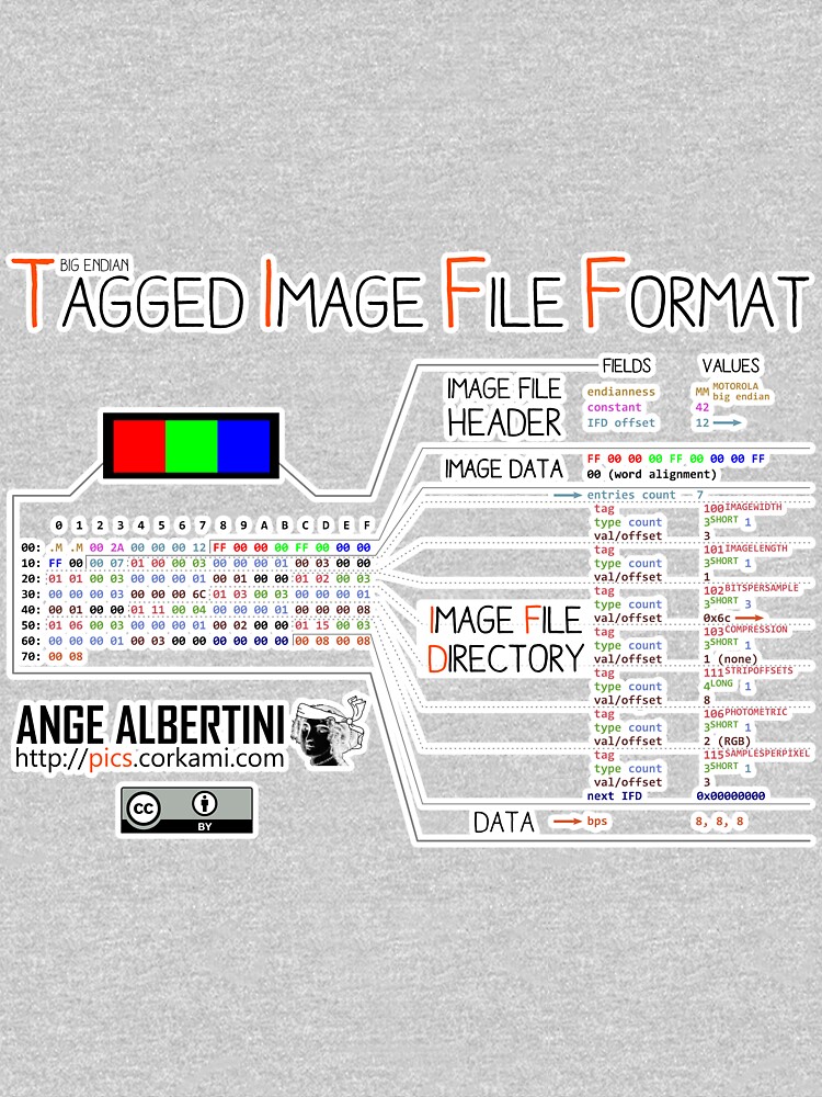".TIFF : Tagged Image File Format (big endian)" Pullover Hoodie by ...