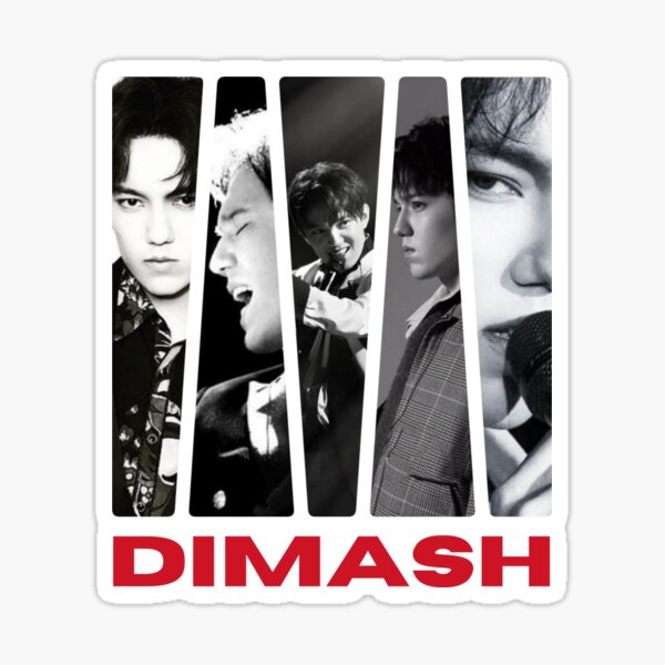 "DIMASH Kudaibergen Worlds Greatest Singer " Sticker by DimashMerch ...