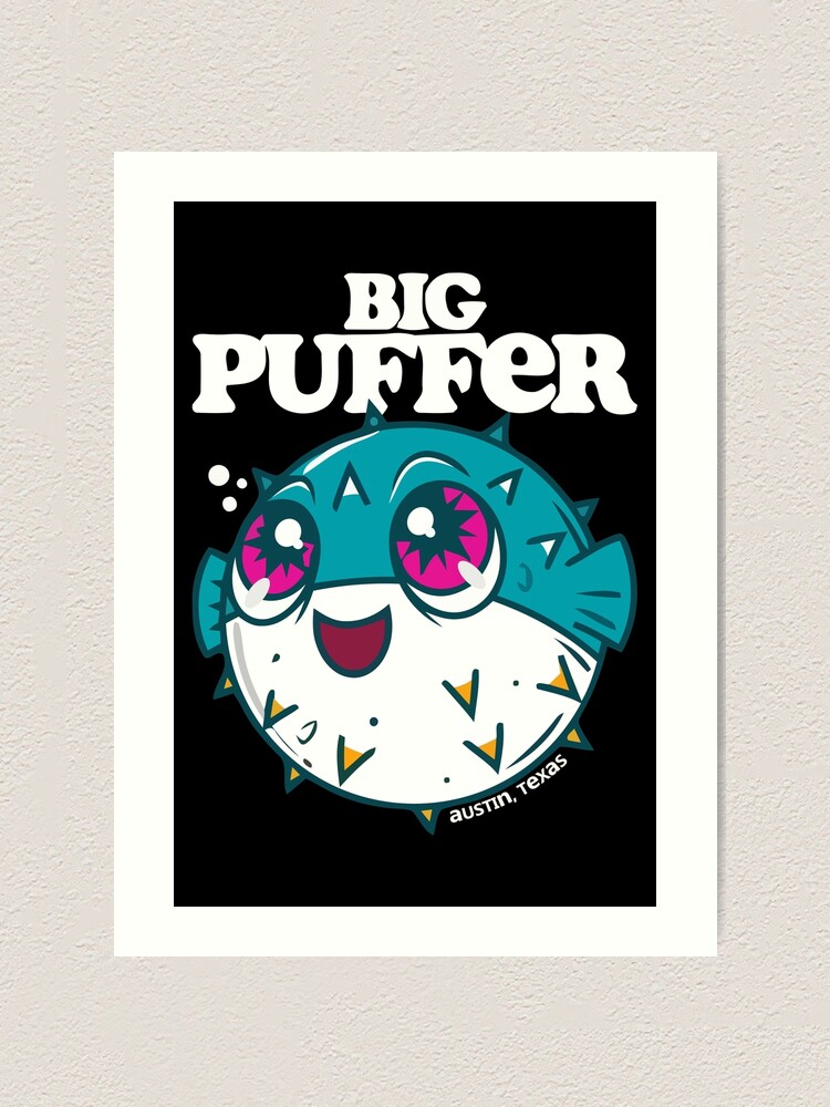 "Bigpuffer Merch Big Puffer Logo" Art Print for Sale by MorinoMiya ...