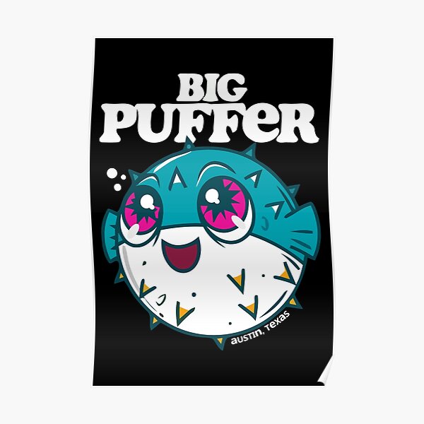 "Bigpuffer Merch Big Puffer Logo" Poster for Sale by MorinoMiya | Redbubble