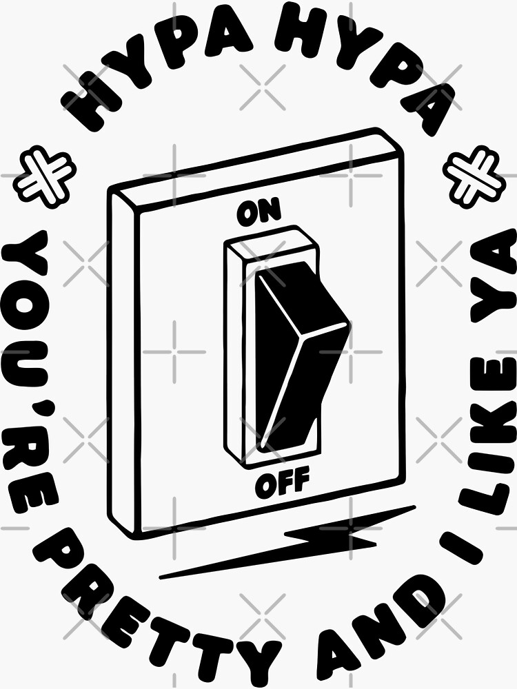 "Electric Callboy Merch Hypa Hypa Switch" Sticker by MorinoMiya | Redbubble