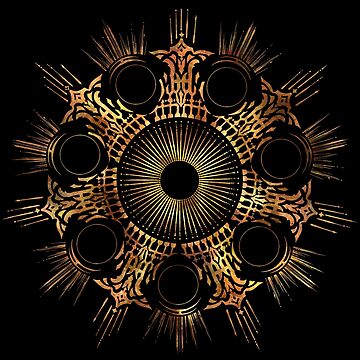 "The Sigil of Azem (Gold)" Poster for Sale by WhiteCatArt | Redbubble