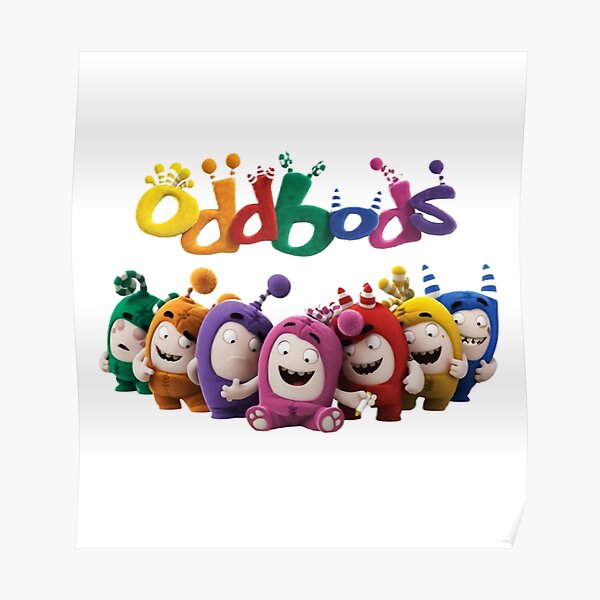 " Oddbods - Funny oddbods - happy oddbods" Poster for Sale by kidsweb ...