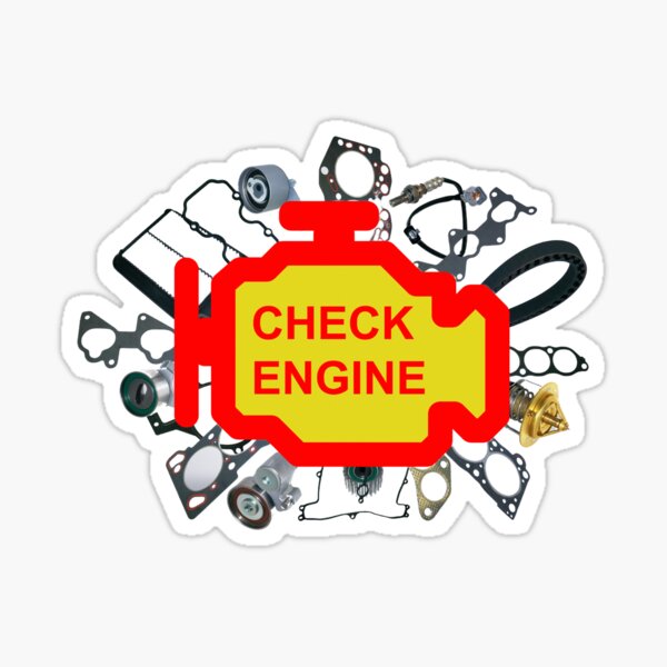 "funny engine failures" Sticker by ptasior2406 | Redbubble