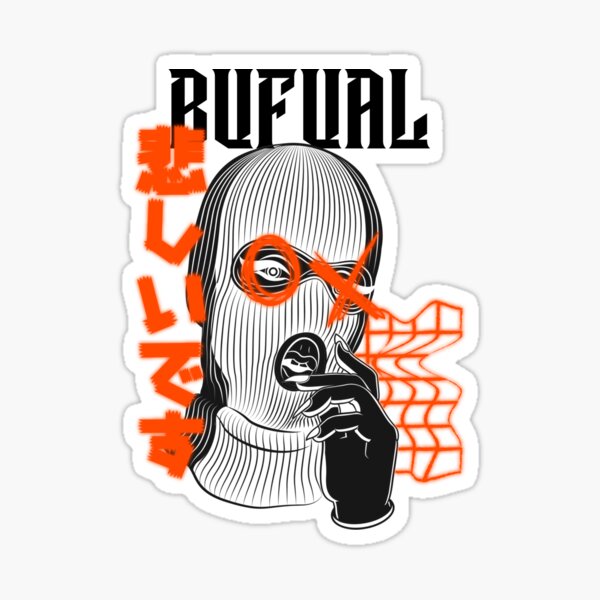 "BUFUAL ROBBER" Sticker by bufual36 | Redbubble