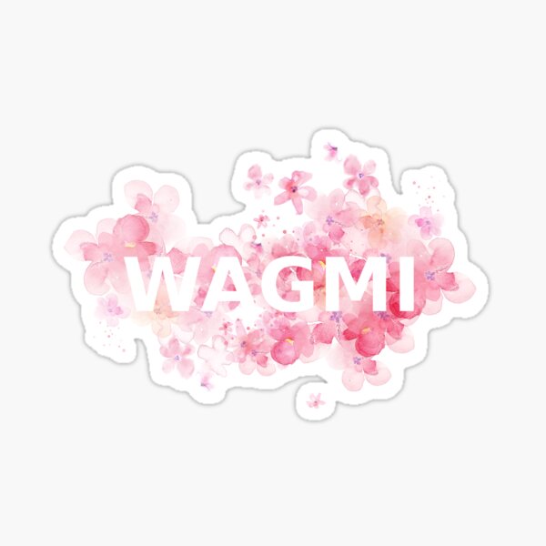 ""WAGMI" - We all gonna make it Crypto Design" Sticker by CryptoKit ...