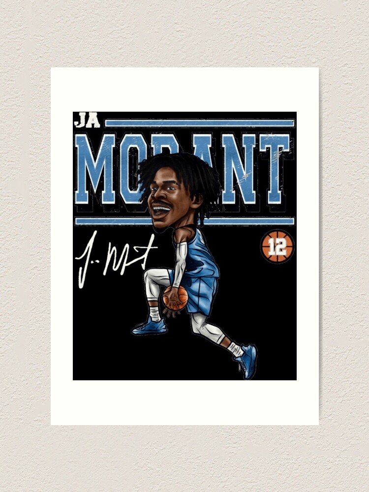 "Ja Morant cartoon " Art Print for Sale by CristynfFiore | Redbubble