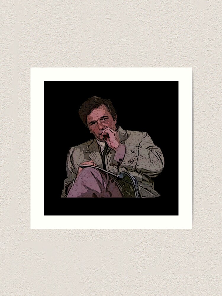 "INSPECTOR COLUMBO STARING AT THE SUSPECT OF THE MURDER" Art Print for ...