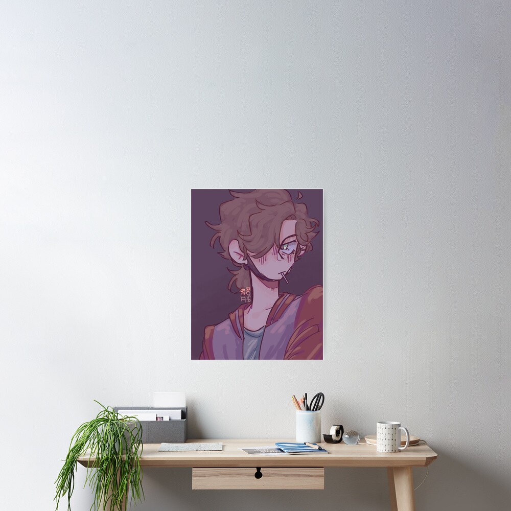 "ranboo generation loss moment" Poster for Sale by rosabeii | Redbubble