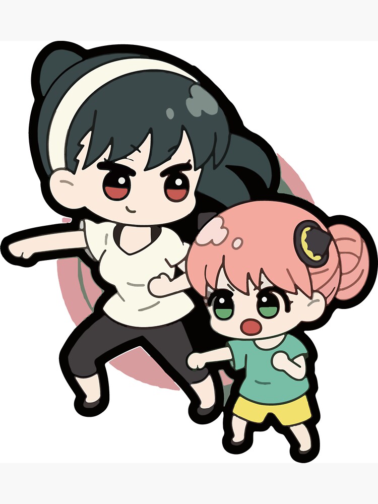"Chibi spy x family anya forger and yor forger" Magnet for Sale by ...