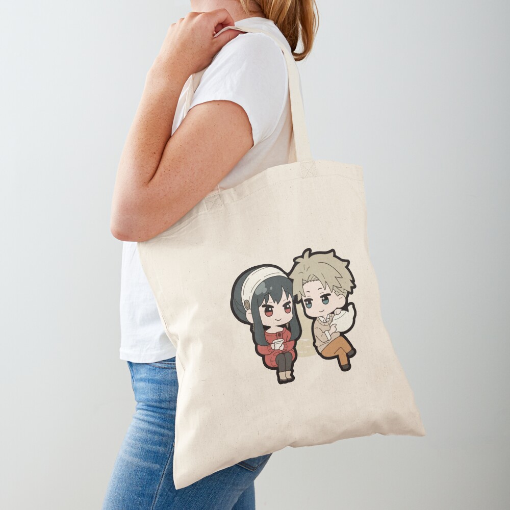 "Chibi Loid forger & yor forger spyxfamily" Tote Bag for Sale by ...