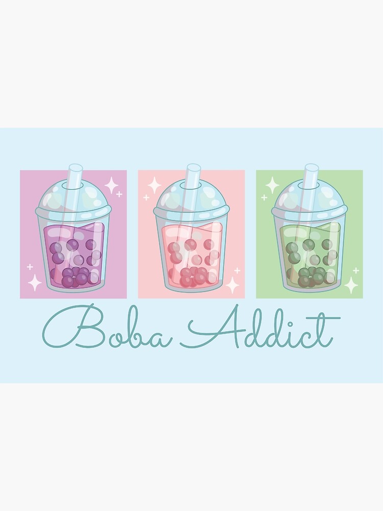 "Boba Addict - Für Bubble Tea-Liebhaber" Fotodruck von LuYukari | Redbubble