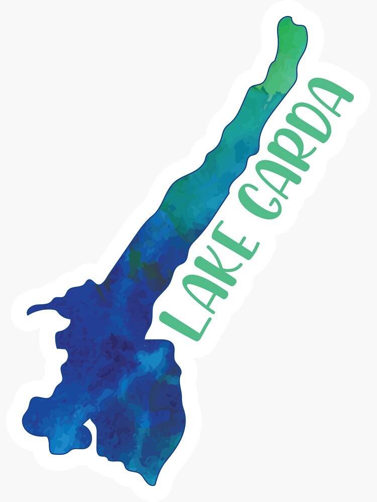 "Lago Di Garda, Lake Garda, Lake Garda Italy T-Shirt + Sticker Sticker ...