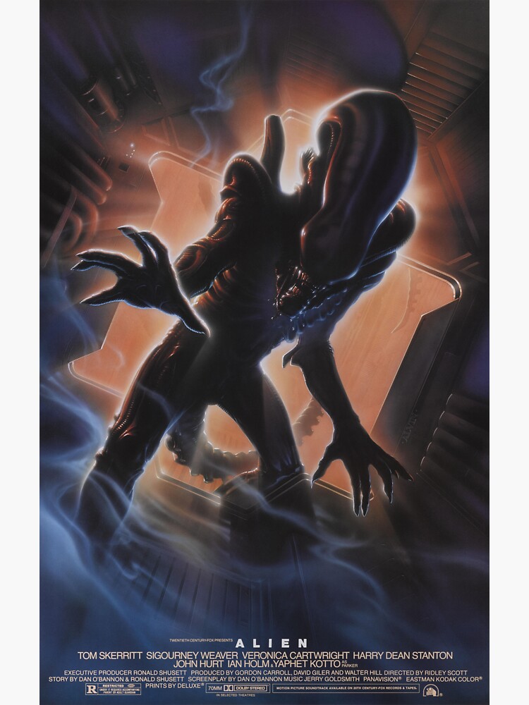 "Alien Movie Art" Sticker by CoconutMelon | Redbubble