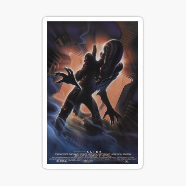 "Alien Movie Art" Sticker by CoconutMelon | Redbubble