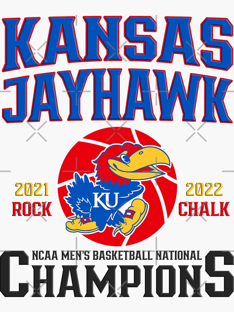 "Ku Championship - Kansas Final Four " Sticker by SmartArt23 | Redbubble