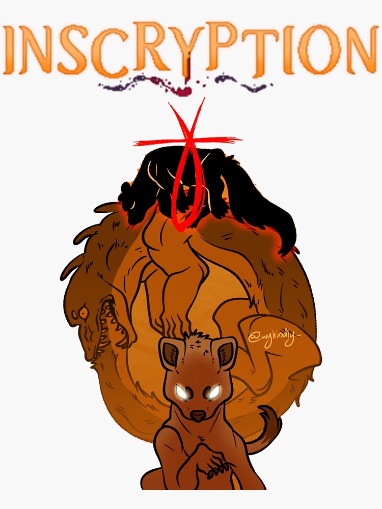 "inscryption" Sticker for Sale by nored10 | Redbubble