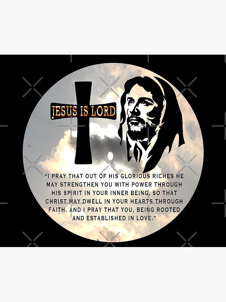 "Jesus Is Lord - Jesus Is Lord Gold Font - Gold Font " Art Print for ...