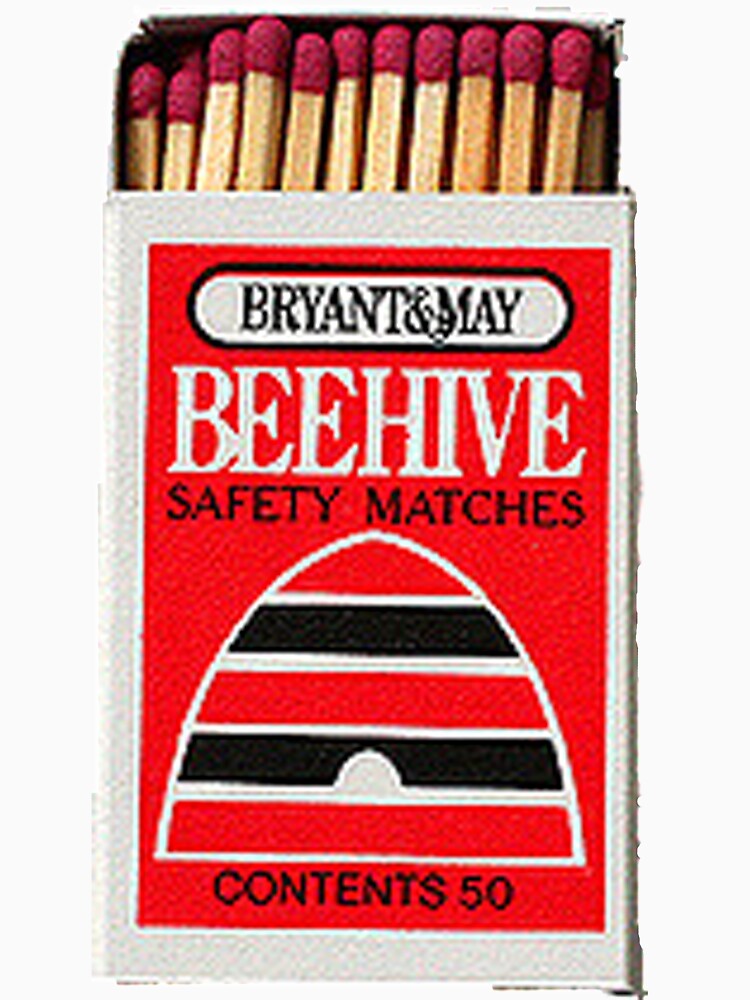 "Beehive Safety Matches" T-shirt for Sale by Dubbwubbs | Redbubble ...