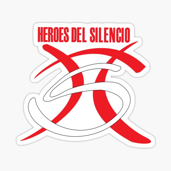 "Heroes del Silencio" Sticker by Pasion | Redbubble
