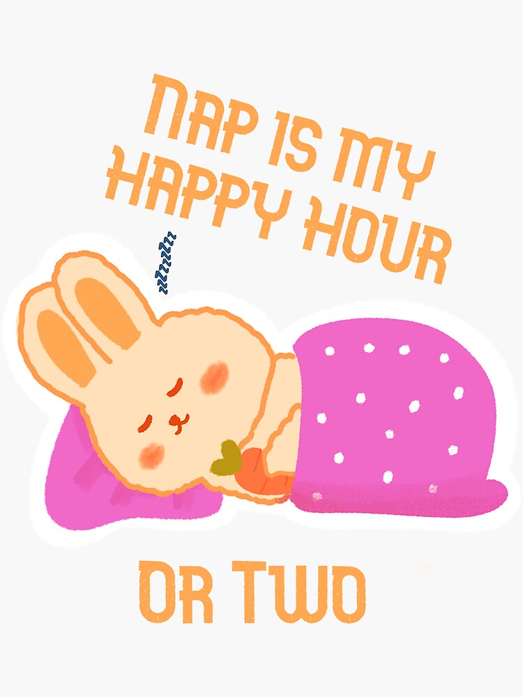 "Nap time" Sticker by Petloverr11 | Redbubble