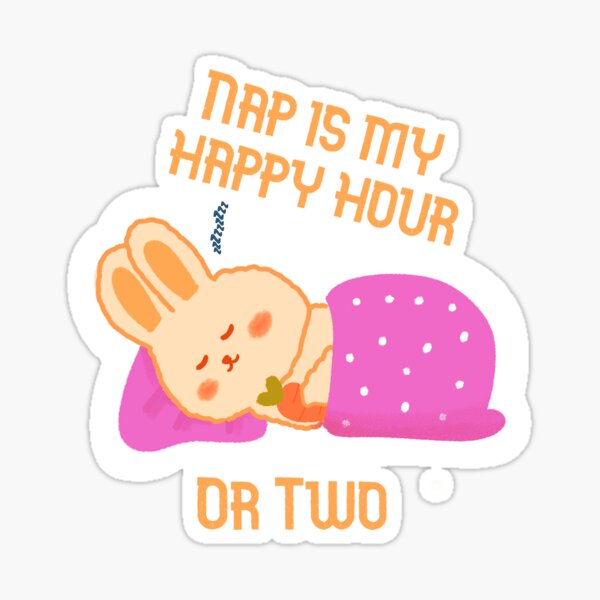 "Nap time" Sticker by Petloverr11 | Redbubble