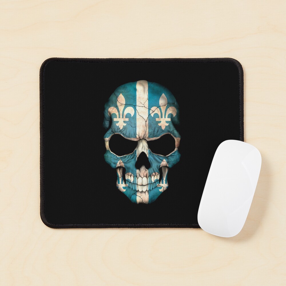 "Quebec Flag Skull" Sticker for Sale by JeffBartels | Redbubble