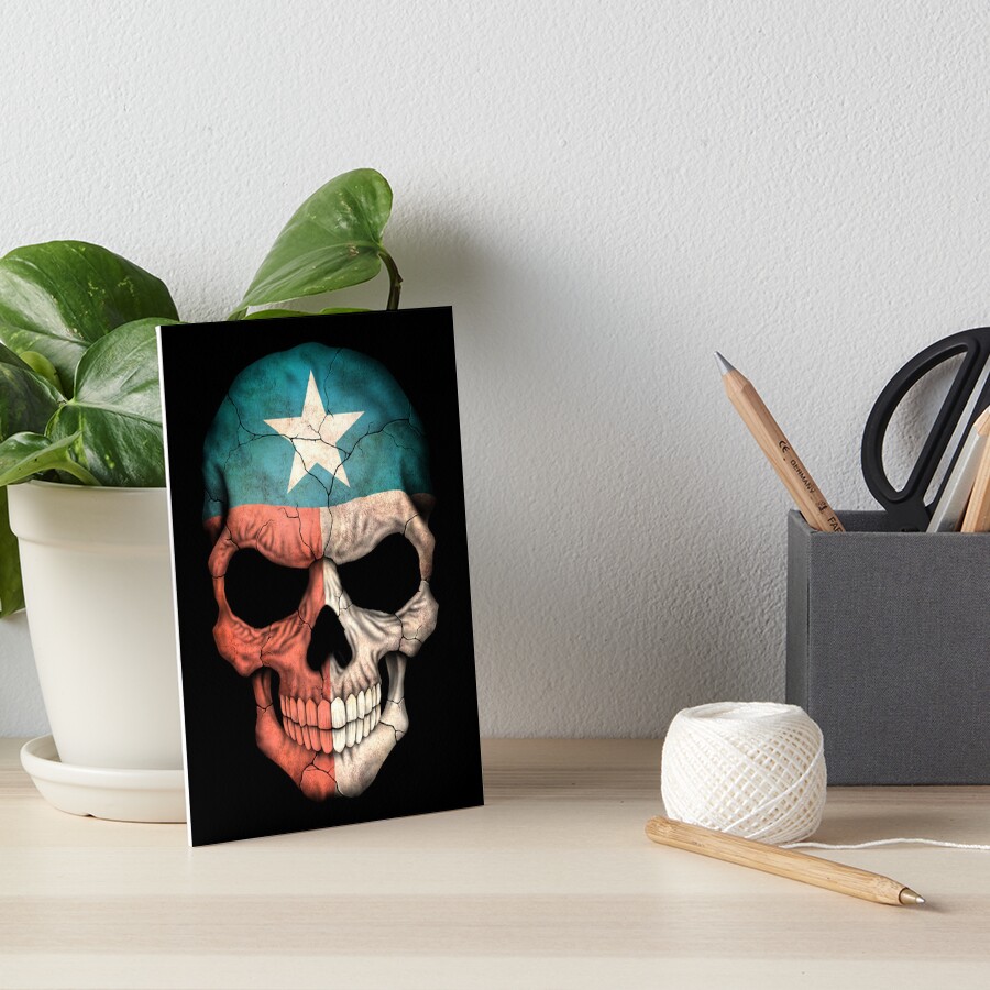 "Texas Flag Skull" Art Board Print for Sale by JeffBartels | Redbubble