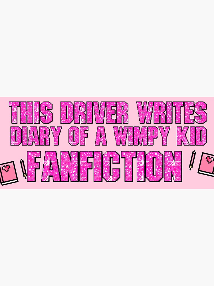 "Fanfiction writer " Sticker by Y2kKitschQueen | Redbubble