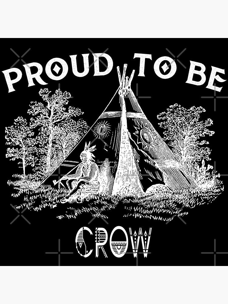 Proud To Be Crow Tribe Native American Photographic Print For Sale proud-to-be-crow-tribe-native-american-photographic-print-for-sale