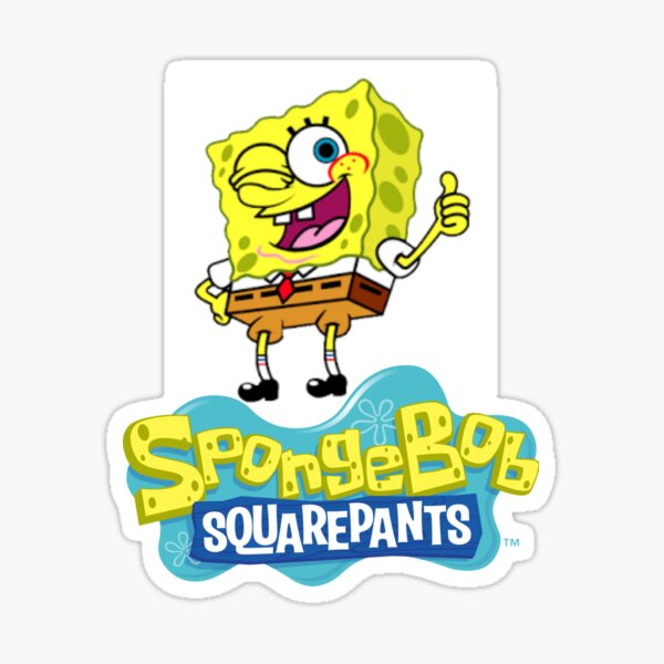 "Spongebob squarepants, spongebob gifts." Sticker by reda-elfalhi ...