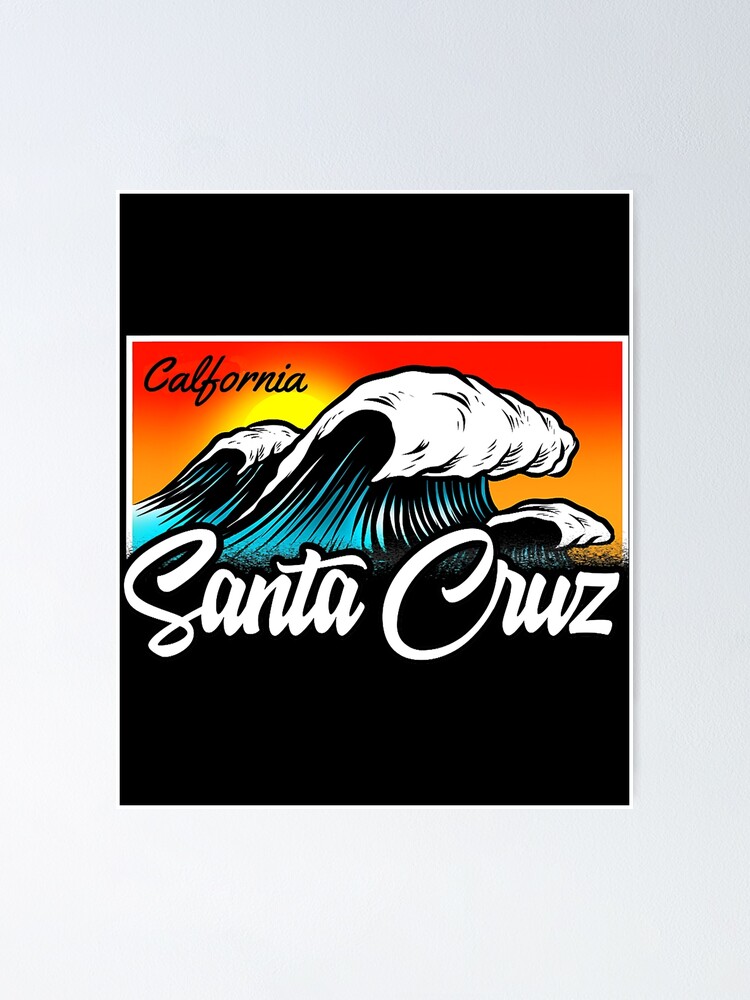 "Santa Cruz California vintage retro" Poster for Sale by OkifekaZnzit ...