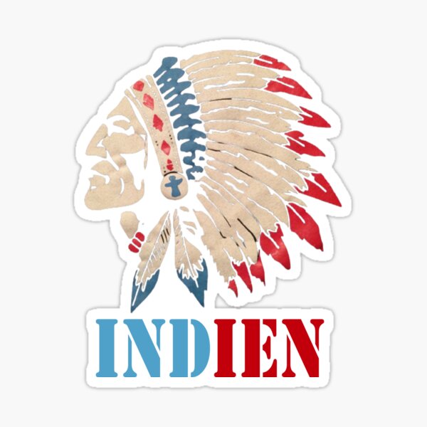 "Indian" Sticker by SIHAM-STYLE | Redbubble