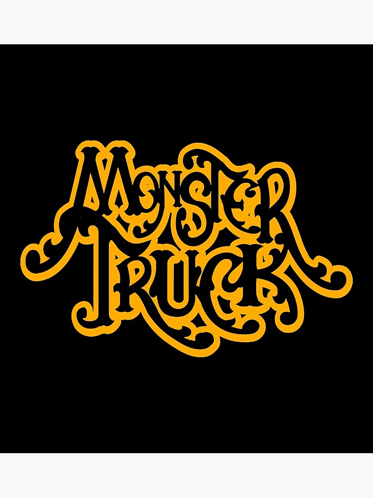 "logo Monster Truck rock band" Poster for Sale by whayes2p | Redbubble