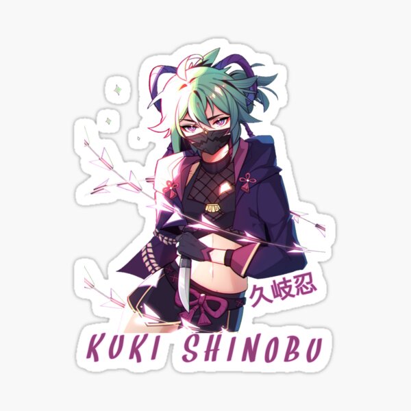"Chibi Kuki Shinobu" Sticker by IdirMarket | Redbubble
