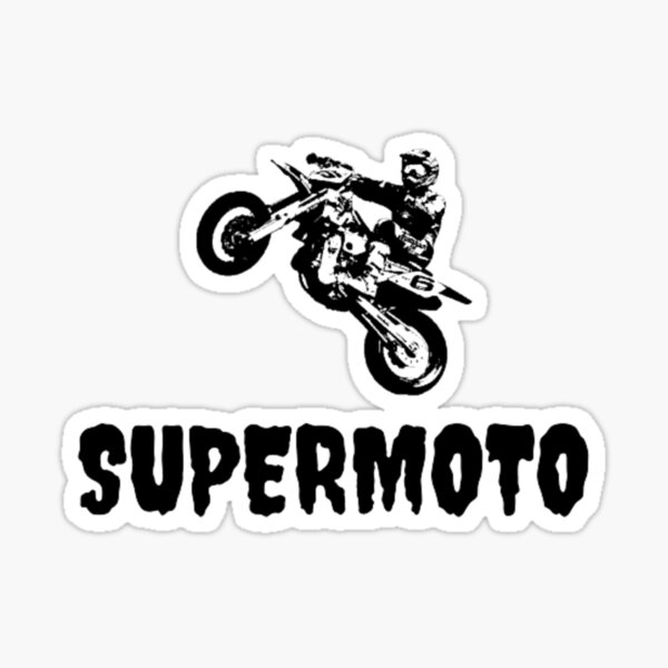 "Supermoto" Sticker for Sale by NITR00 | Redbubble